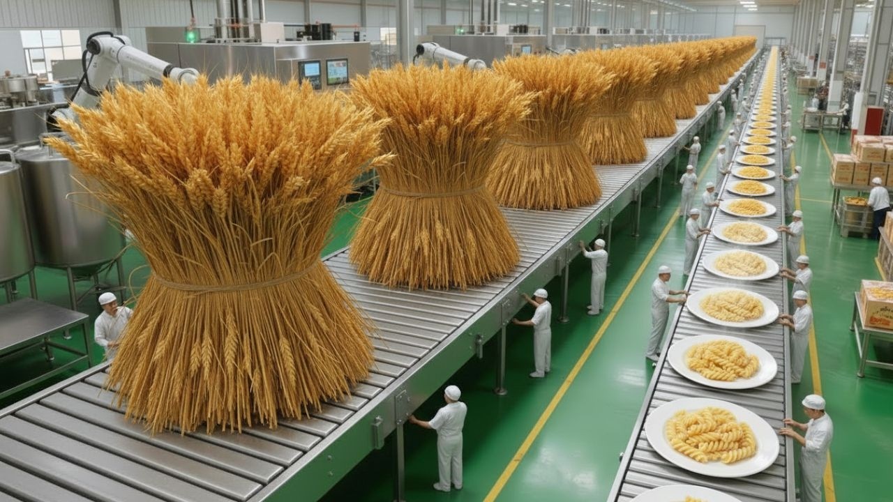 Inside a Modern Pasta Processing Plant: From Durum Wheat to Precision ...