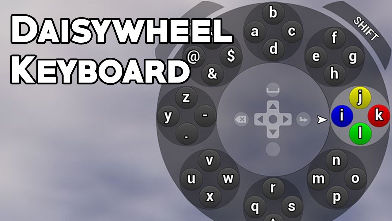 'Daisywheel' Controller Keyboard (UE5) - YouTube