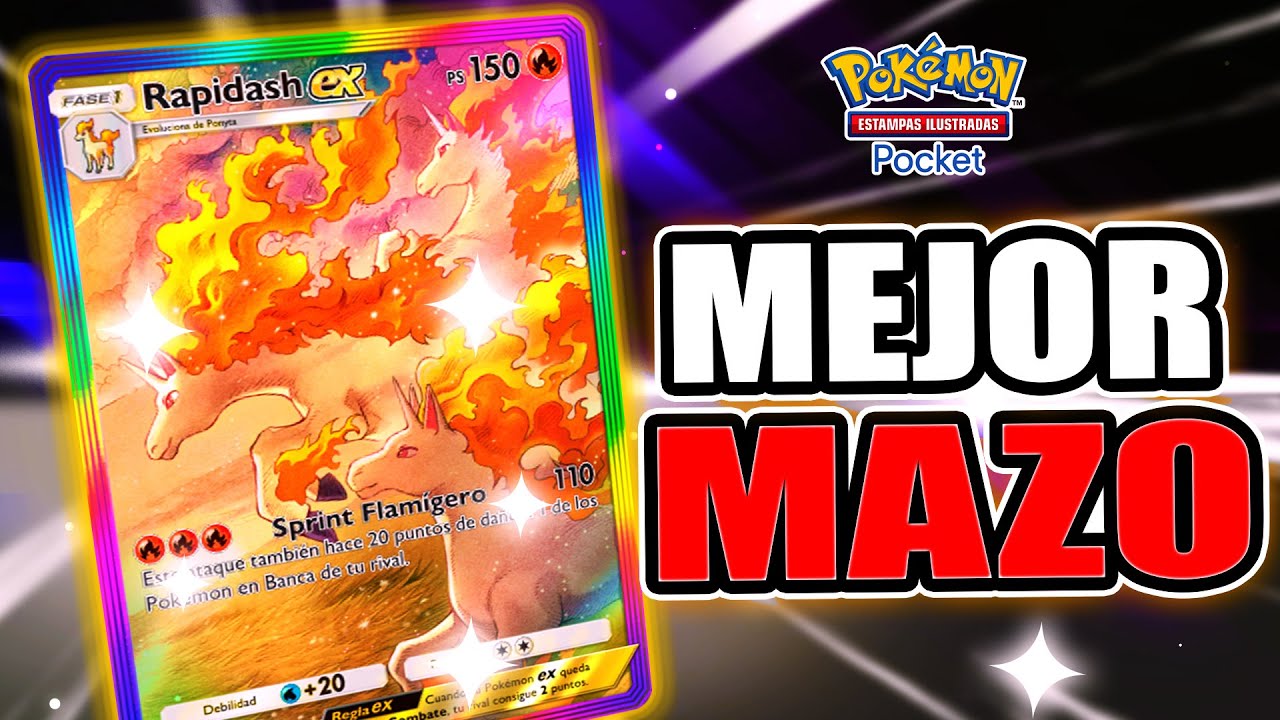 🔥 EL MAZO de RAPIDASH EX que ARRASA con TODO en Pokémon TCG Pocket ...
