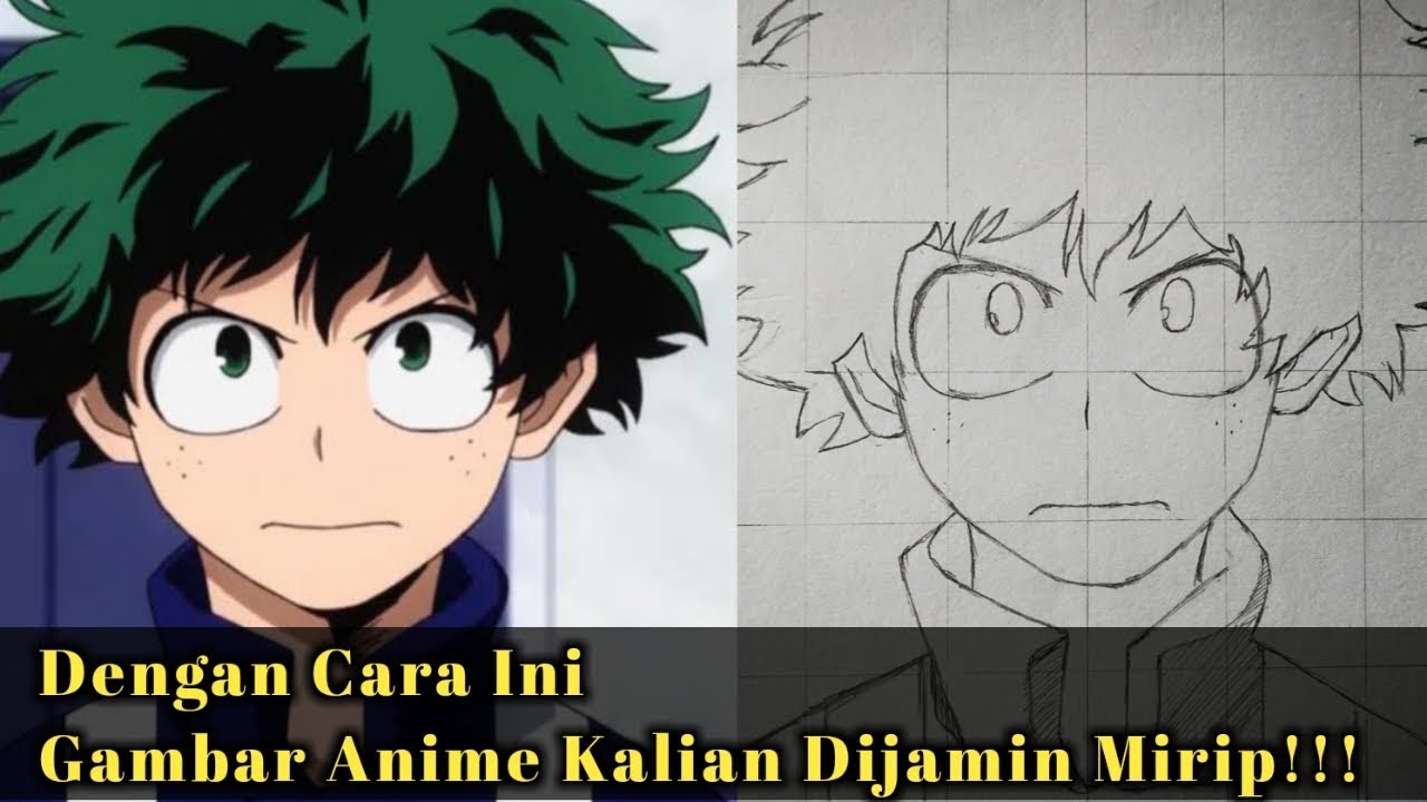 Cara Menggambar Anime Dengan Mudah - YouTube