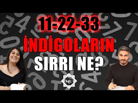 11 - 22 - 33! İNDİGOLARIN SIRRI NE? - Numeroloji! | Mukaddes Pekin Başdil & Vedat Bilal Yılmaz