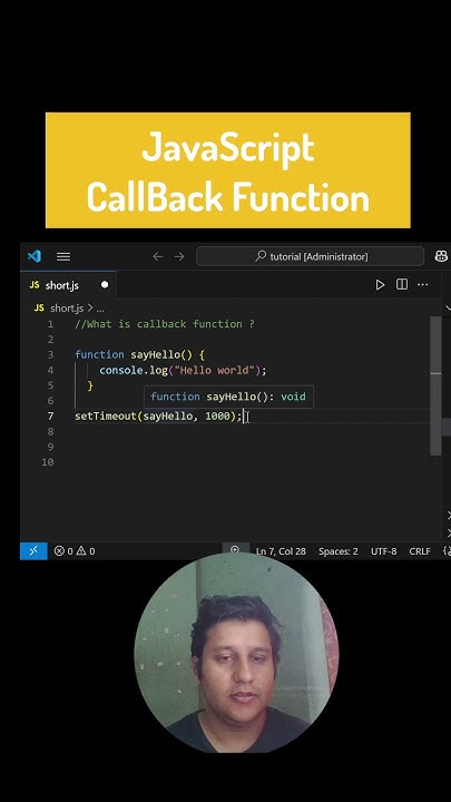 Callback Function भन्नाले के हो React/JS मा? ⏱️ SetTimeout Example! - YouTube