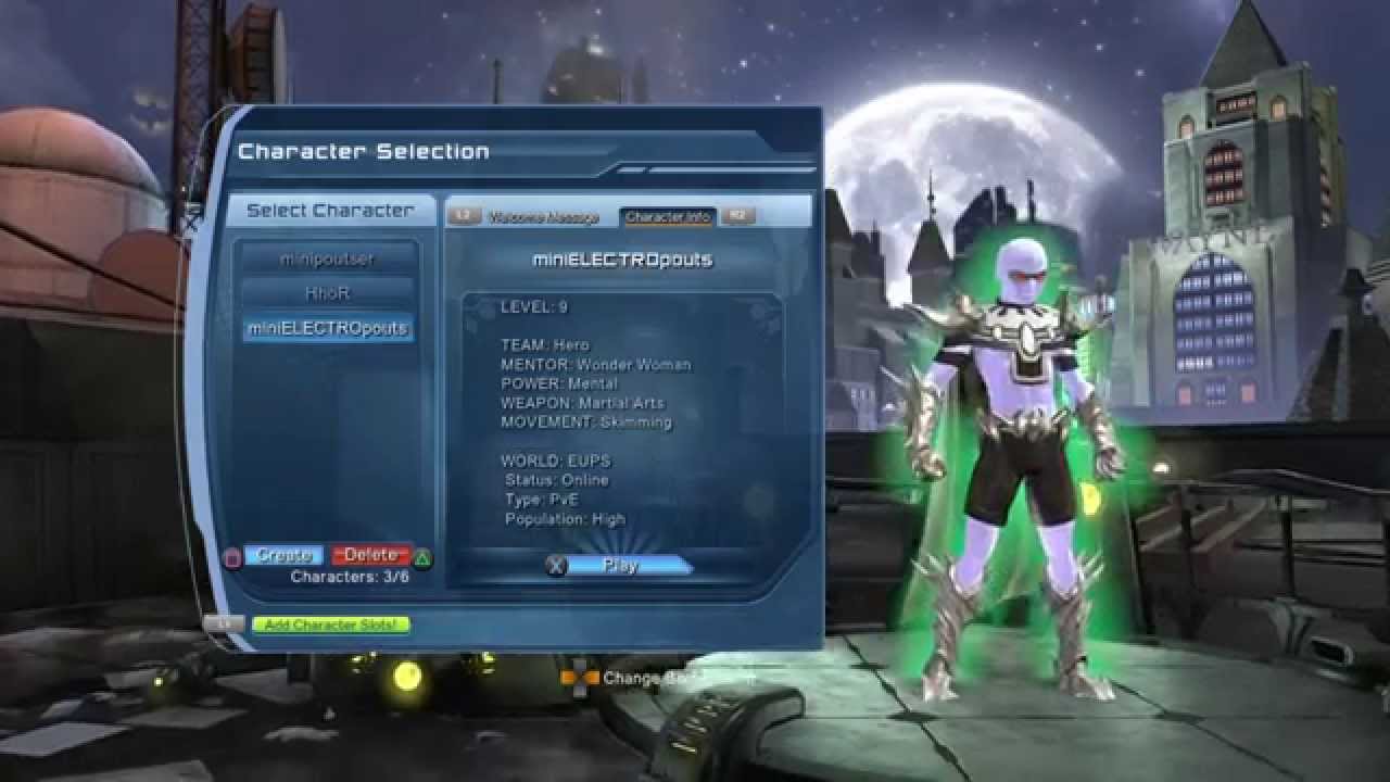 DC Universe Online super speed character - YouTube