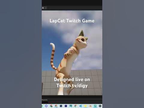 I’m making a cat game called LapCat during my live-streams. #gamedevelopment #twitch # ...