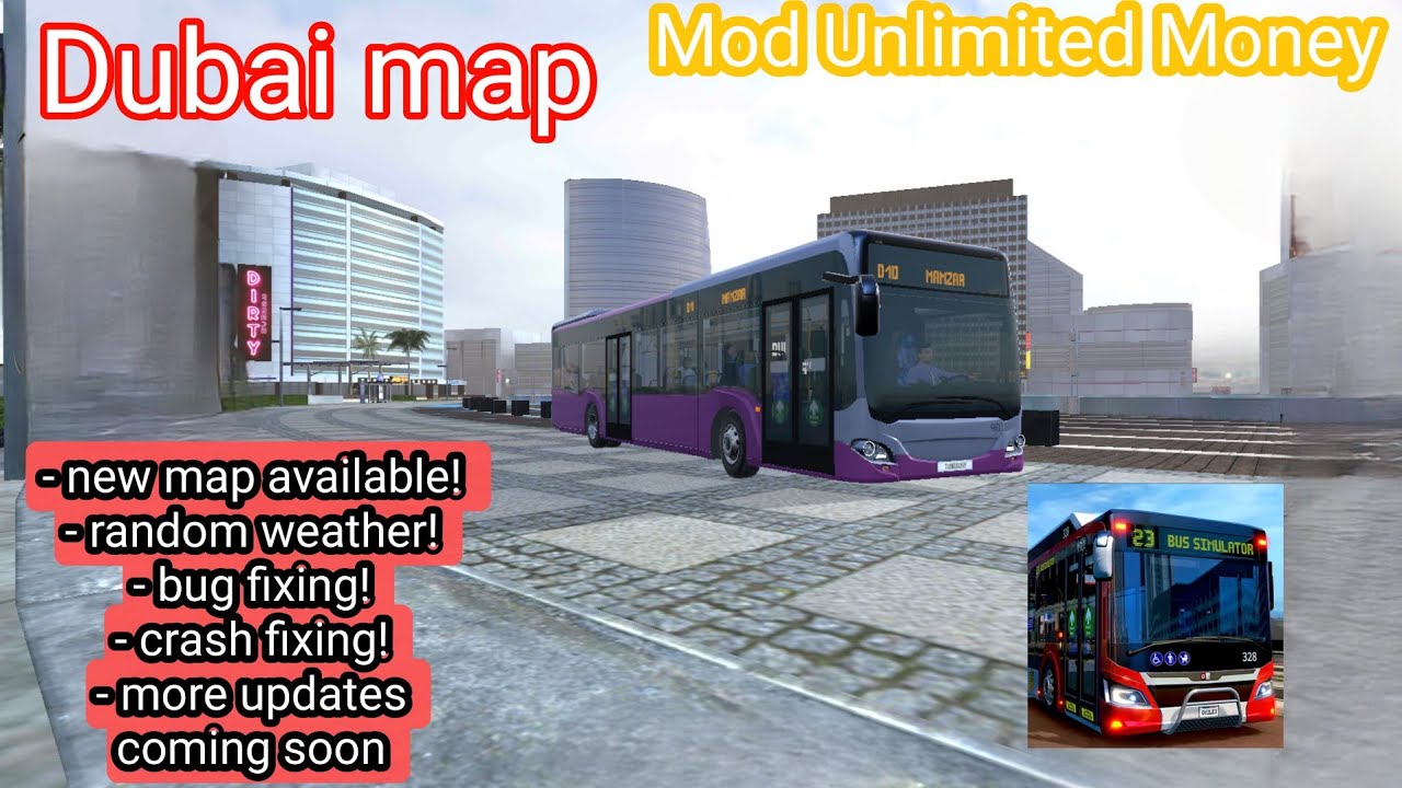 Bus Simulator 2023 v1.1.2 MOD APK DUBAI MAP (Free Shop, Unlimited Money ...
