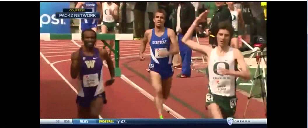 Oregon runner prematurely celebrates win, gets passed at finish line ...