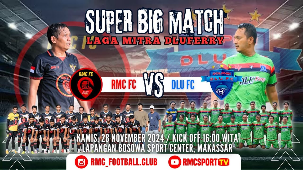 SUPER BIG MATCH || RMC FC VS DHARMA LAUTAN FC - YouTube
