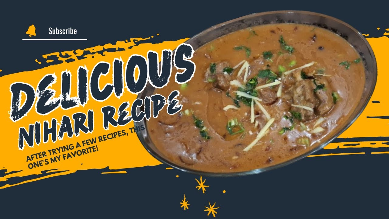 Mutton Bong Nihari Recipe | Special Mutton Nihari 2024 | Quick&Easy ...