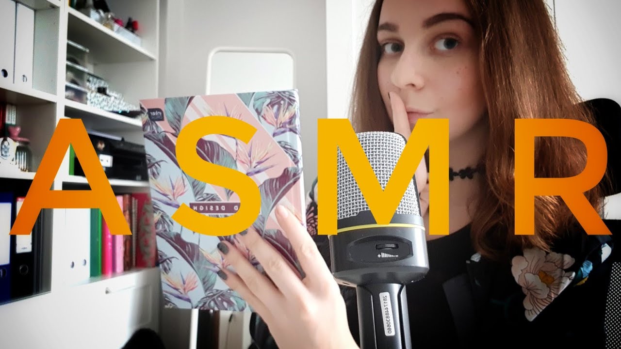 ASMR in Polish / ASMR relaks z artykułami szkolnymi (mój pierwszy raz ...