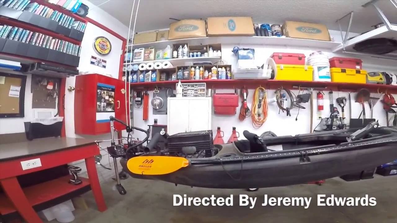 Ascend FS10 Kayak Modifications (trolling motor & outriggers) - YouTube