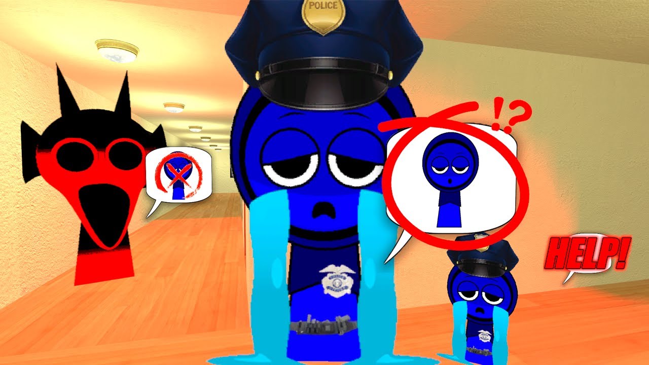 Sprunki Jevin Police Wants Me to Save His Jevin Kid From Nightmare ...