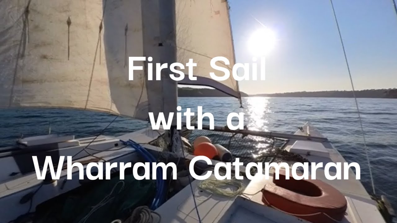 First sail with the new rig (Tiki 26) - YouTube