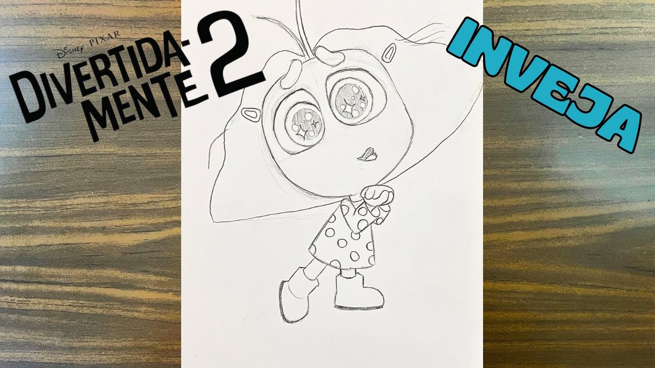 COMO DESENHAR A INVEJA DIVERTIDA MENTE 2 - YouTube