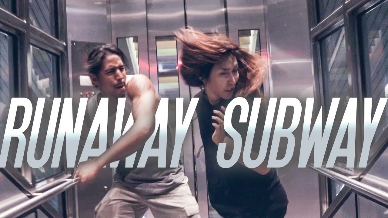 RUNAWAY SUBWAY - FIGHT SCENE - YouTube