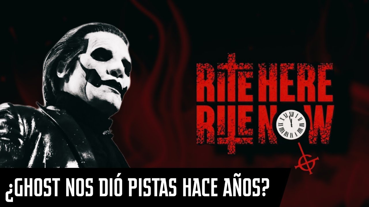 ¿GHOST NOS DIÓ PISTAS DE SU PELÍCULA DESDE HACE AÑOS? #RiteHereRiteNow ...