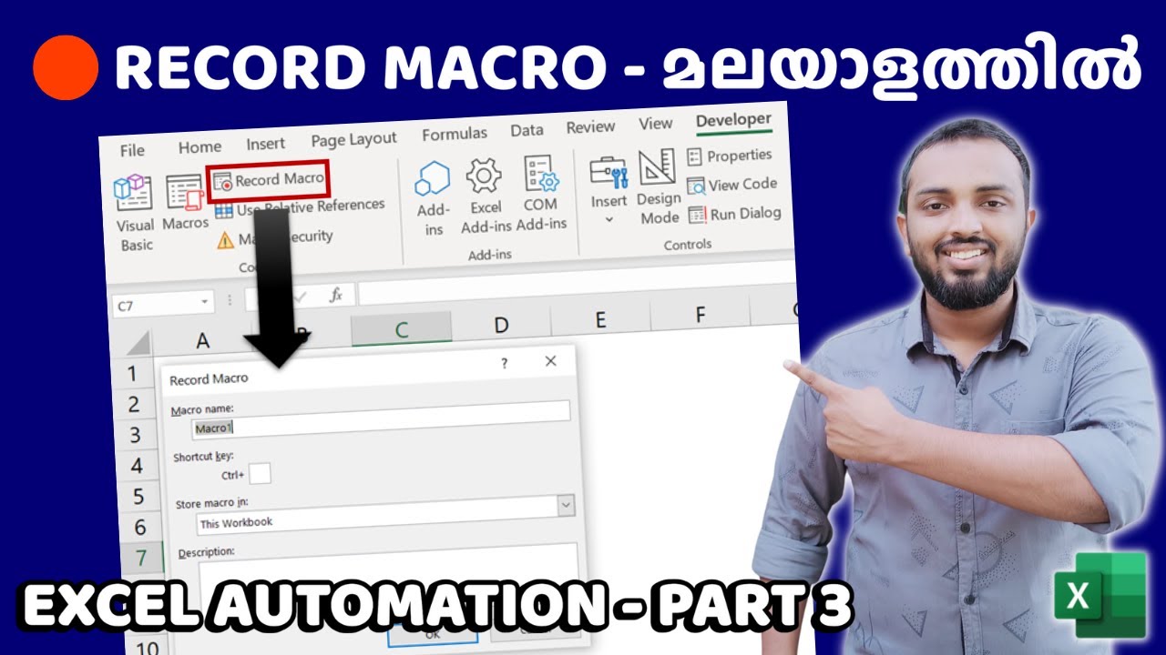 Part 3 Record Excel Macro Edit With Example Ms Excel VBA Part 3 Record Excel Macro Edit With Example Ms Excel VBA