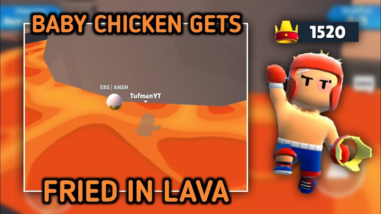 Baby Chicken Gets Fried In Lava. Winning 1520 Crowns In Stumble Guys ...