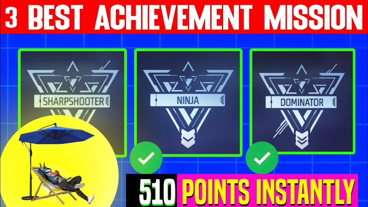 How to Complete Achievement all Mission | Free Emote kaise Milega ...