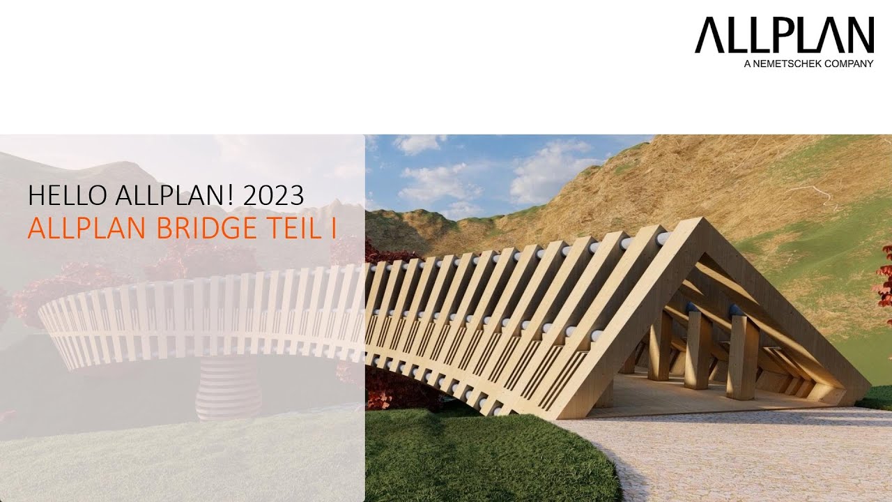 Hello Allplan! 2023 - Allplan Bridge Teil I - YouTube