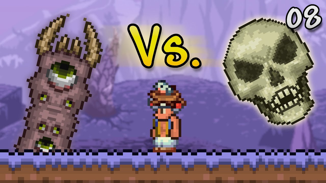 Terraria Legendary: Facing the Eater of Worlds and Skeletron! | Vortex ...