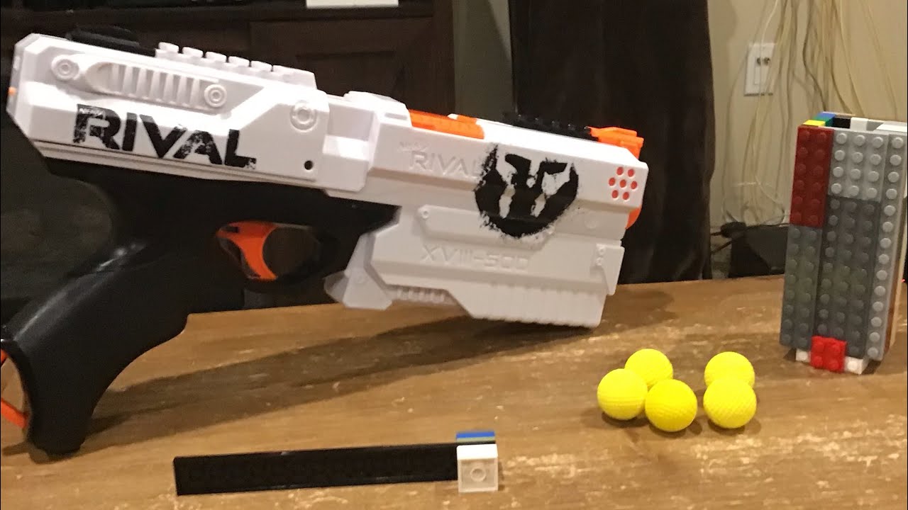 Lego Nerf Rival Kronos Speedloader Overview - YouTube