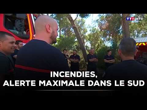 Incendies : alerte maximale dans Sud｜TF1 INFO