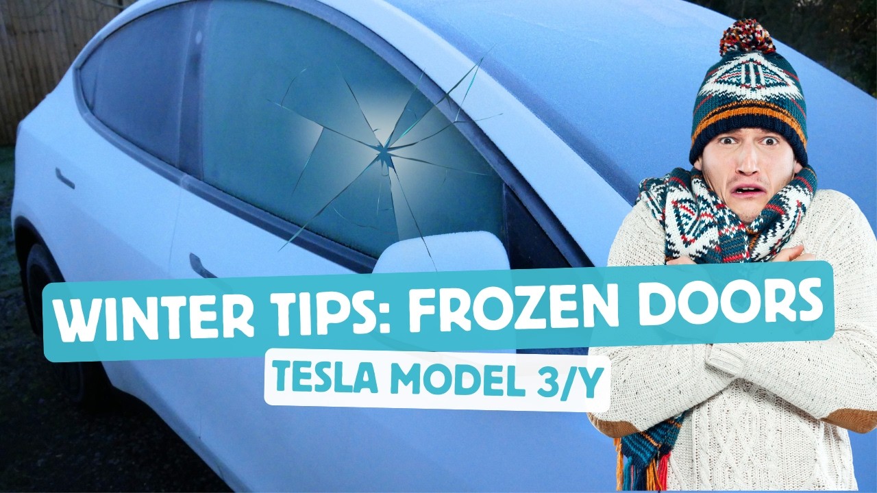 How To Open Frozen Tesla Doors In Winter Without Breaking The Glass ...