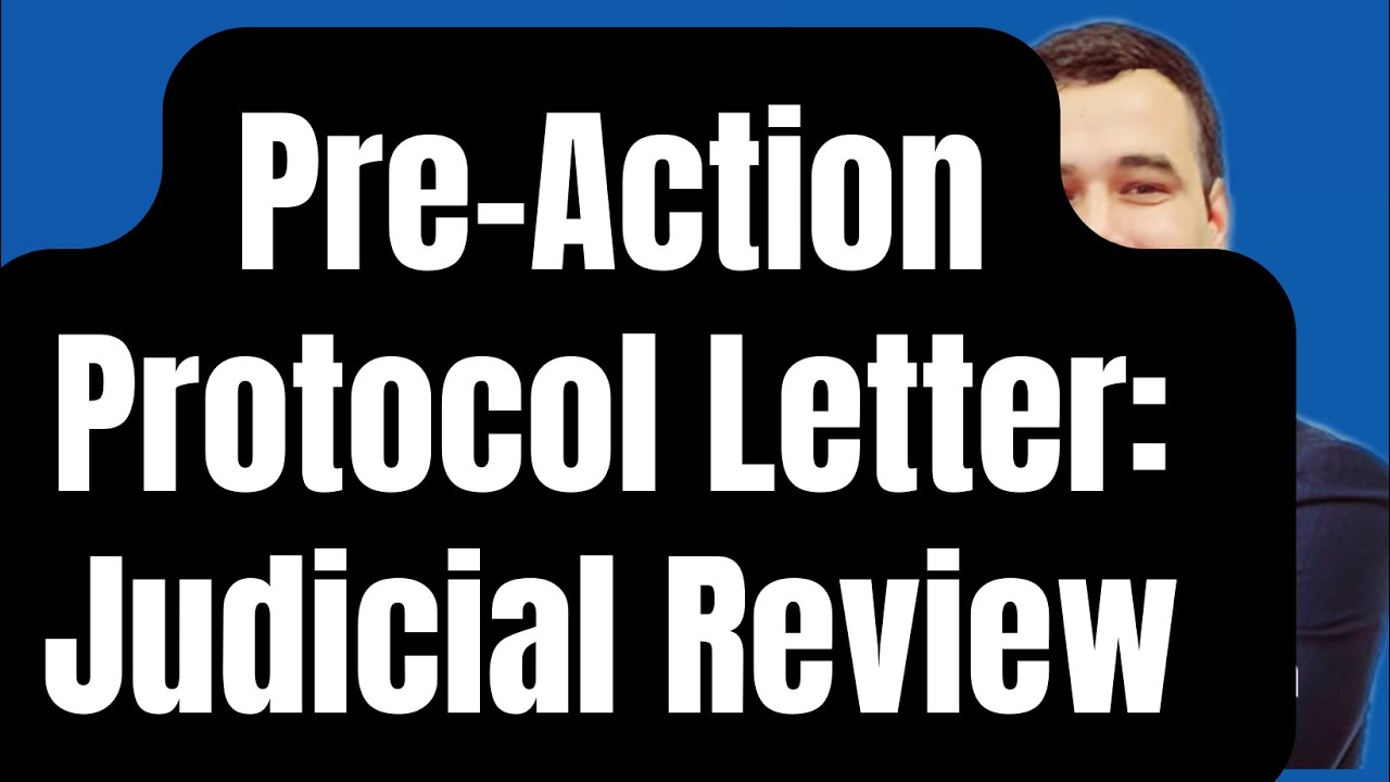 Pre action Protocol for Judicial Review: How to Draft - YouTube