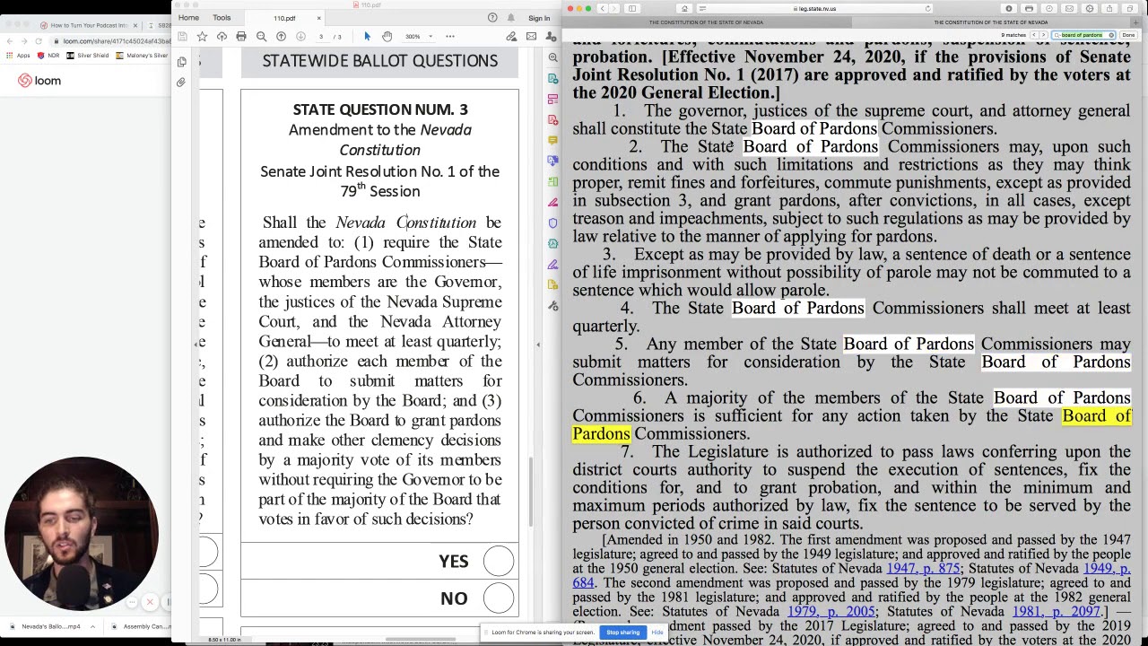 Nevada's 2020 Ballot Question #3 - YouTube