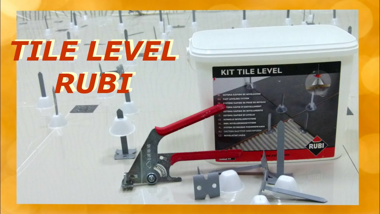 СВП от RUBI/TILE LEVEL. RUBI-система выравнивания плитки - YouTube
