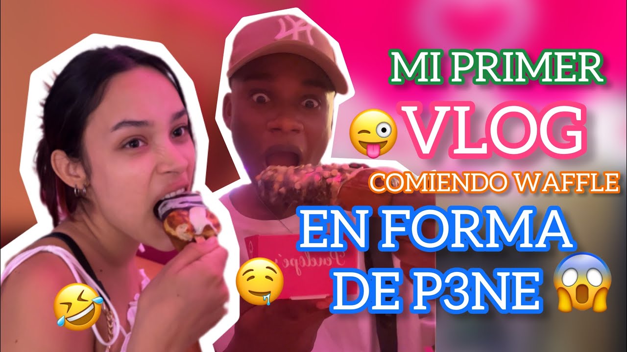 MI PRIMER (#VLOG) PROBANDO #WAFFLE EN FORMA DE P3NE OMAGA ' #BTS#ARMY # ...
