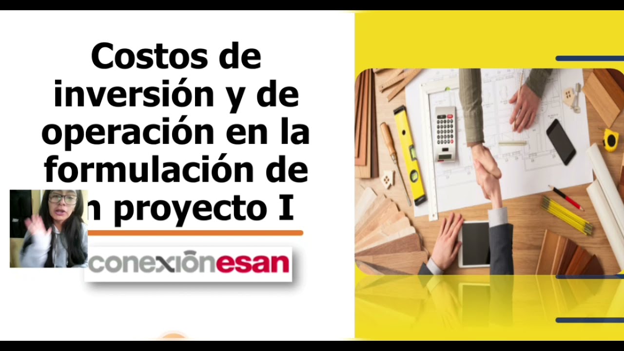 costos de inversión y operación en la formulación de un proyecto - YouTube