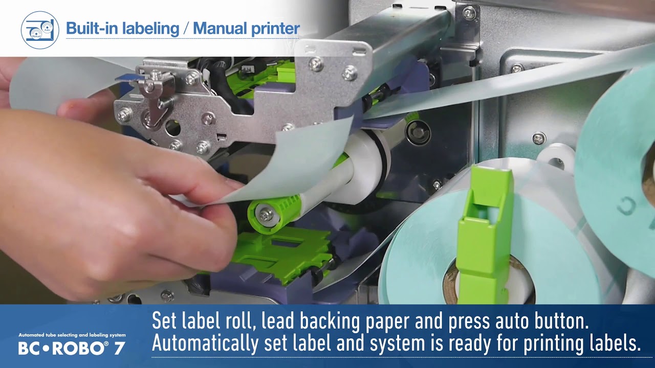 MPL's Automatic Labelling Robot for Blood Collection Tubes of patient ...