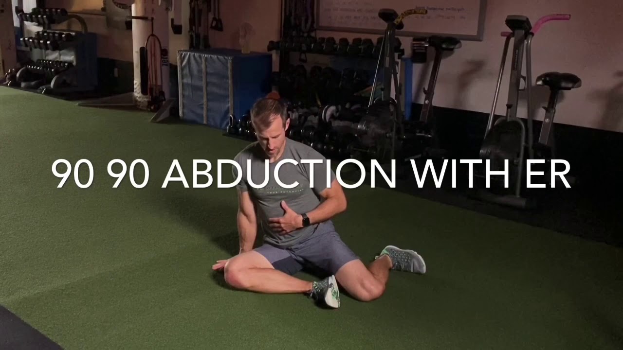 90 90 Hip External Rotation - YouTube