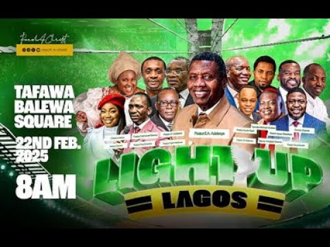 RCCG LIGHT UP LAGOS CRUSADE FEBRUARY 2025 // Reach4Christ - YouTube
