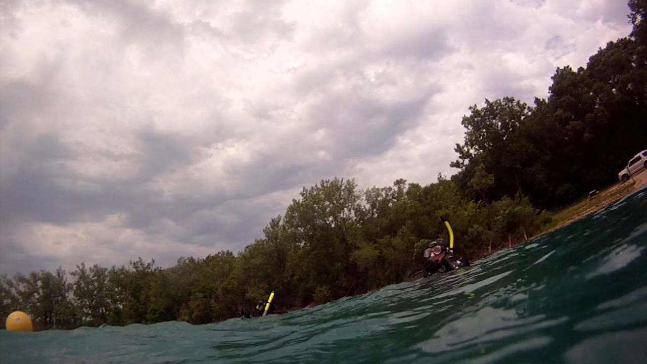 Pearl Lake Scuba Diving in South Beloit, Illinois - YouTube