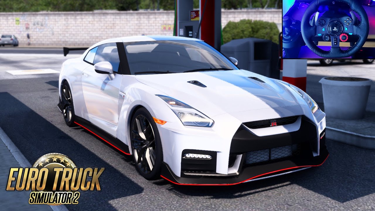 2017 Nissan GT-R | Euro Truck Simulator 2 | Logitech g29 gameplay - YouTube
