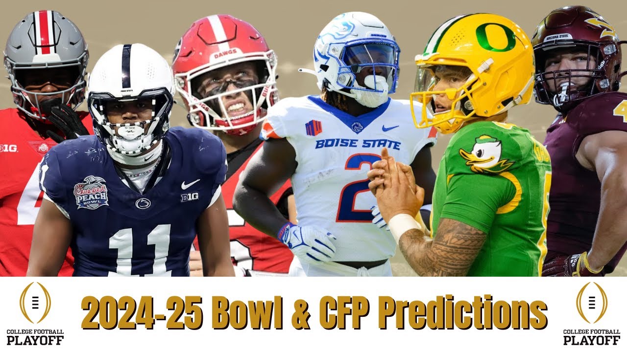 2024 College Football Bowl Predictions AND National Championship ...