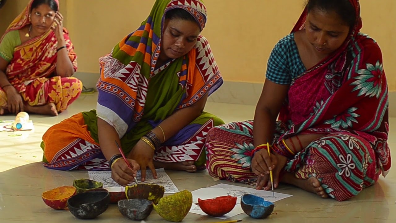 Process of Pingla Patachitra - YouTube