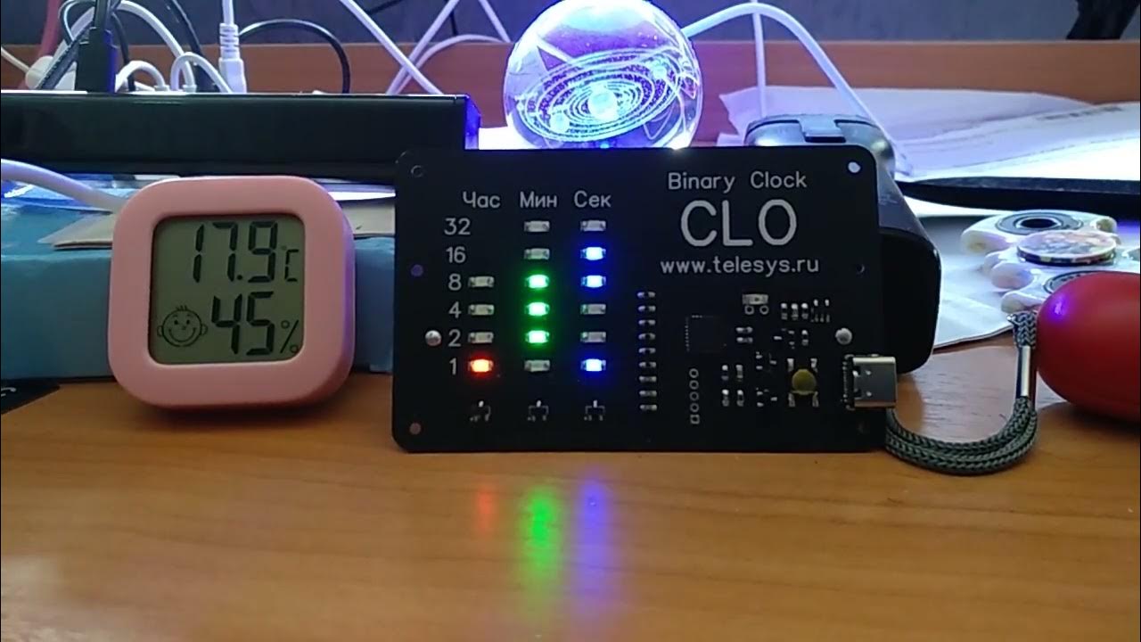 Двоичные часы CLO telesys.ru - YouTube