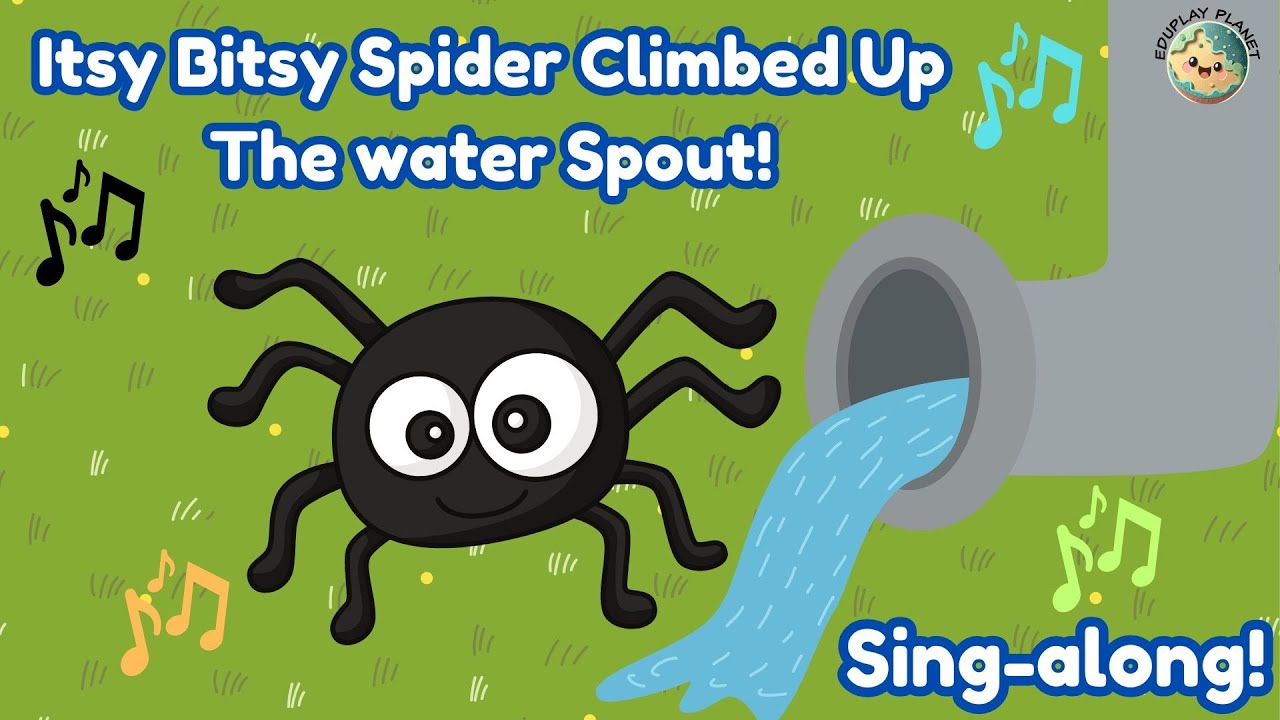 Itsy Bitsy Spider Nursery Rhyme Sing Along! Super Simple Songs For ...
