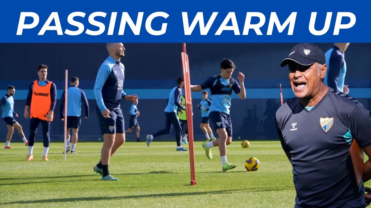 Passing Warm Up Drills Football By Sergio Pellicer / Málaga CF - YouTube