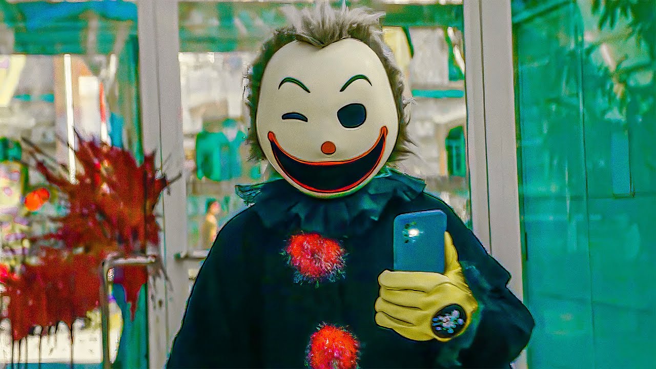 One Of His Friends Puts On A Clown Costume And Causes Real Chaos On The ...