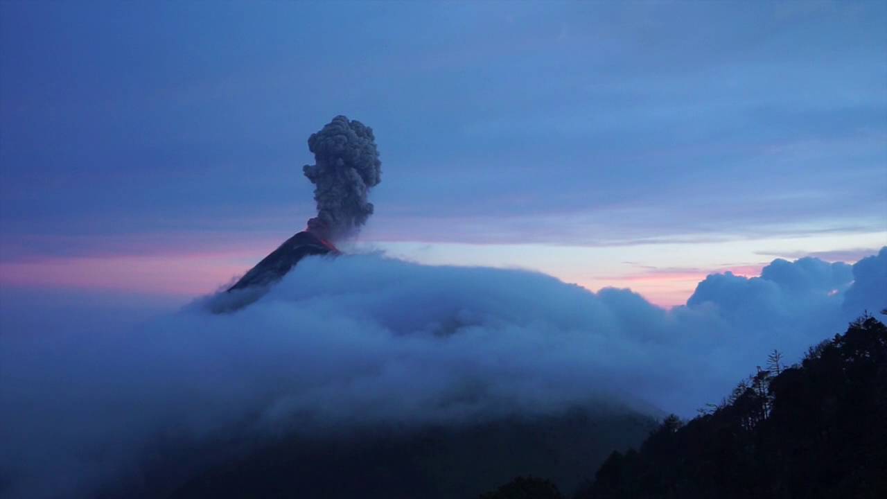 Volcano erupts just for the camera, what an epic moment! - YouTube