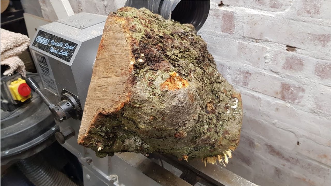 Woodturning - Apple Burl - YouTube