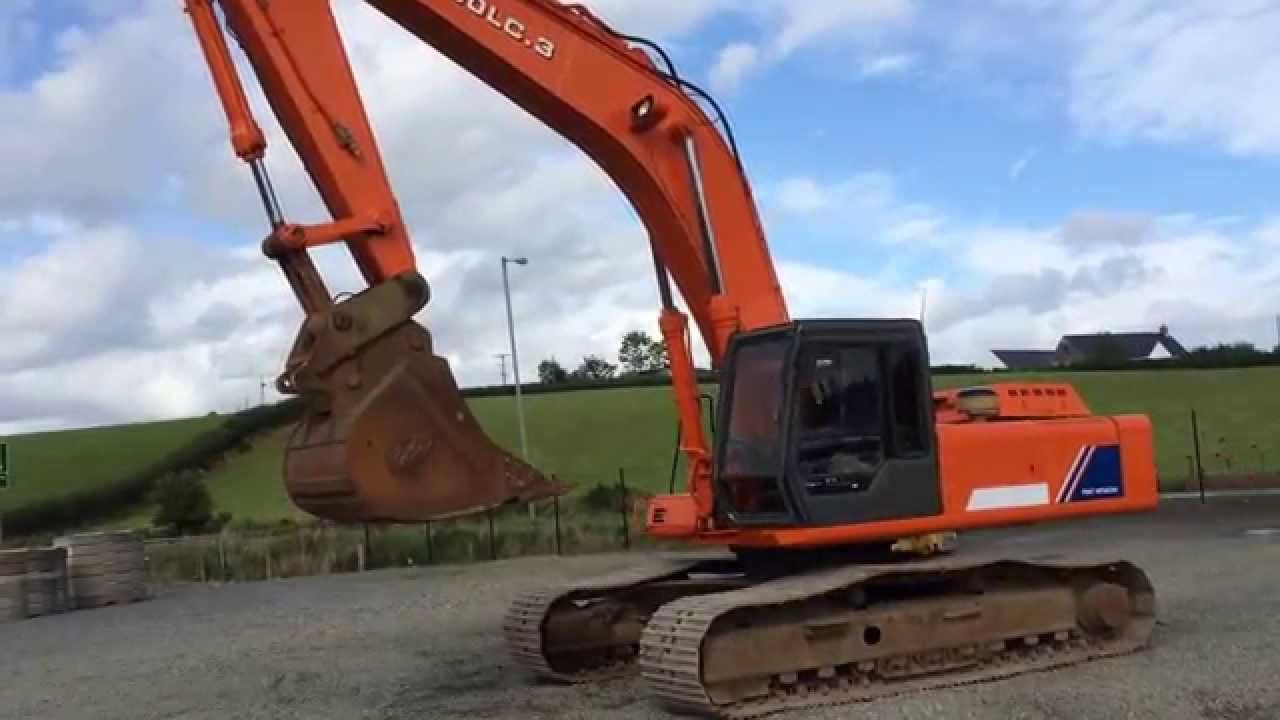 FIAT HITACHI FH330LC-3 33 TON LONG REACH EXCAVATOR - YouTube