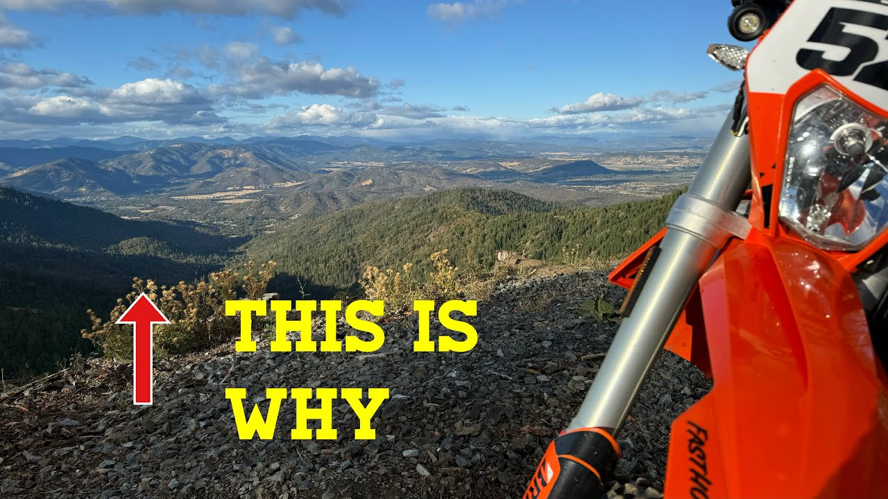 Johns Peak OHV, Sutter trail on the 2021 KTM 500 EXCF, DJI OSMO Action ...