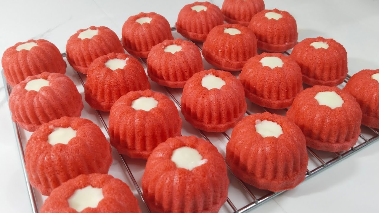 RESEP BOLU KUKUS RED VELVET CUMA 2 TELUR - YouTube