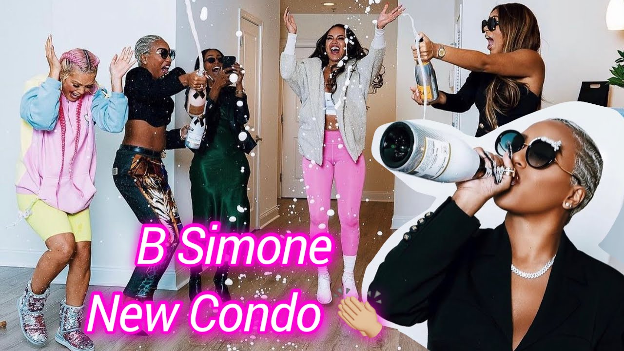 B Simone NEW CONDO Celebration! - YouTube