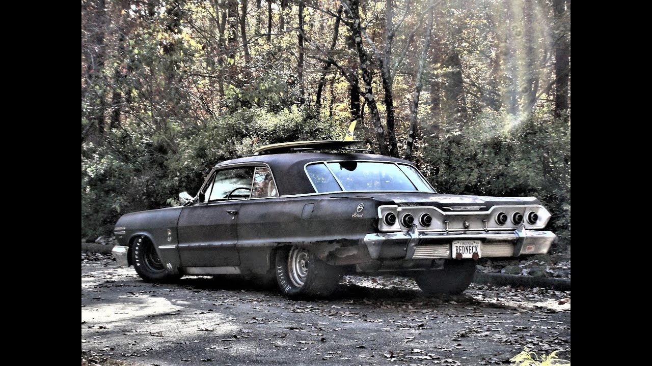 63 Chevy Impala Low-Rider 468 Big Block "Rusty" Rat Breathing Some ...
